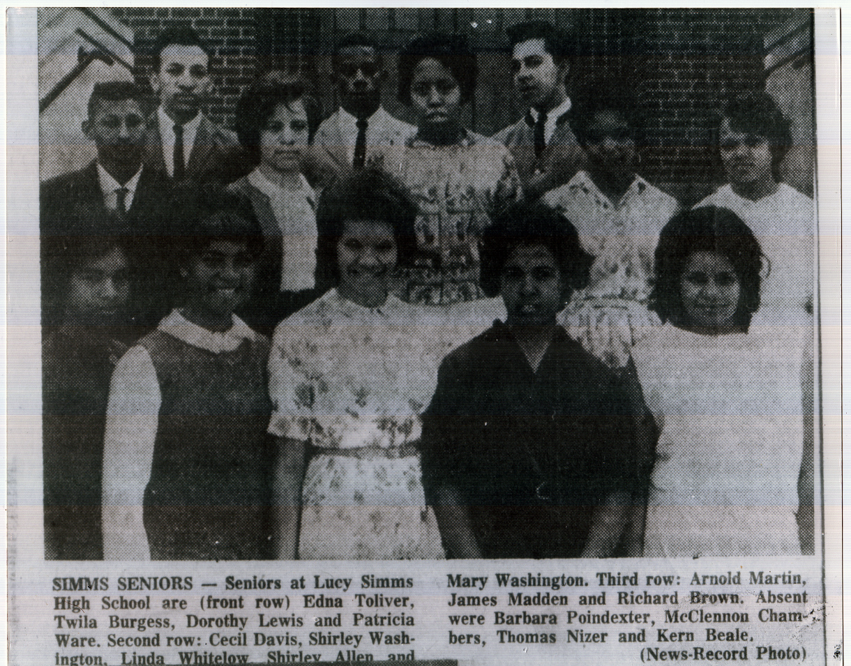 Simms Seniors in the Newspaper · Celebrating Simms